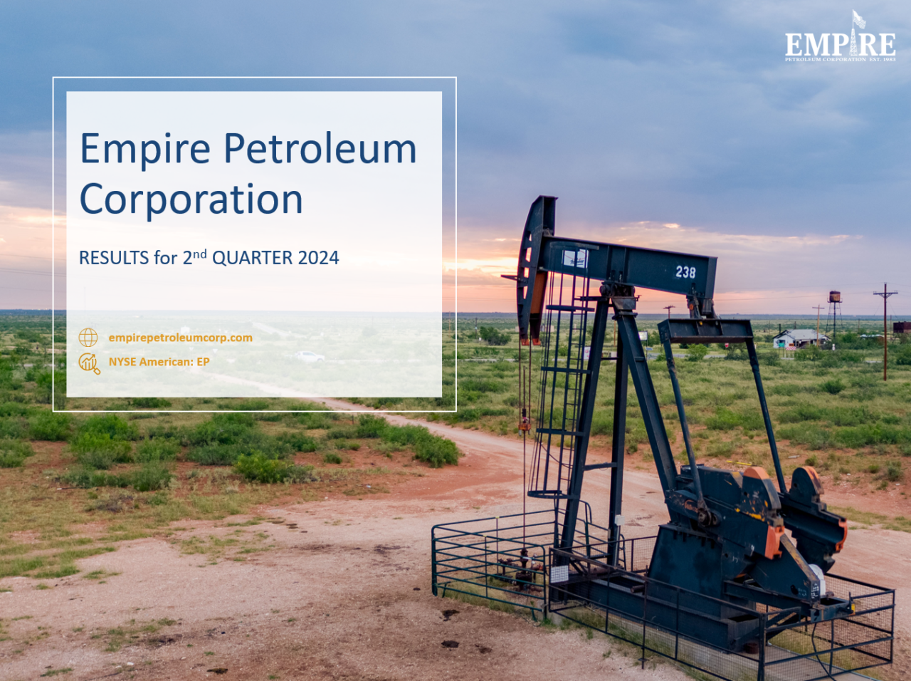 Empire Petroleum | Resource rich. Value priced. Product Driven